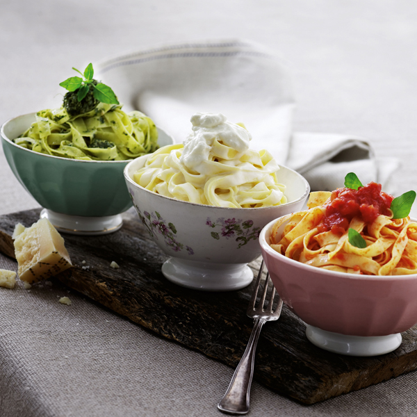 Pasta i tre varianter - Galbani