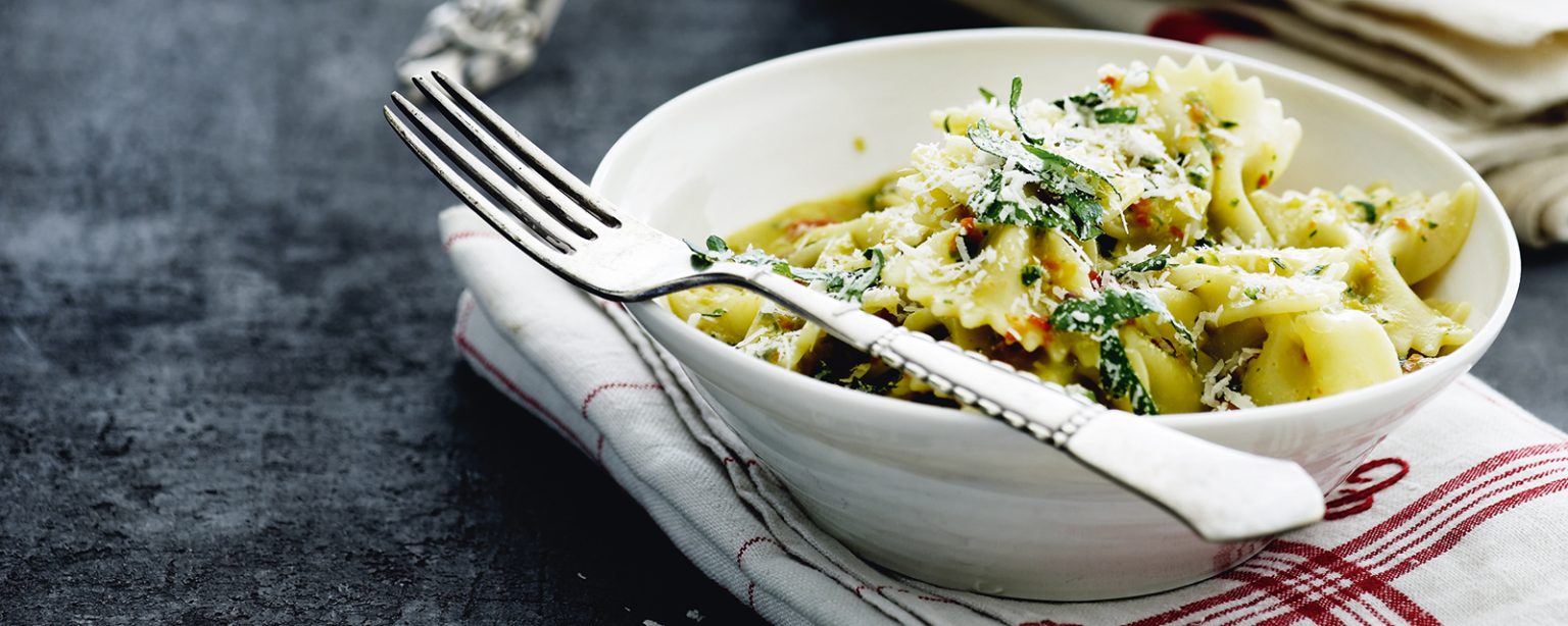 Pasta med peberfrugt og gorgonzola - Galbani